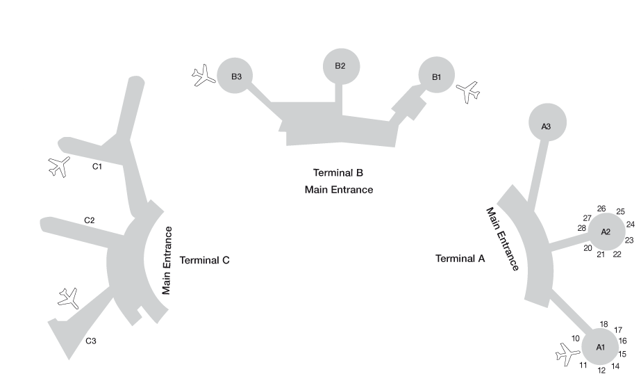 Star Alliance Airport Maps