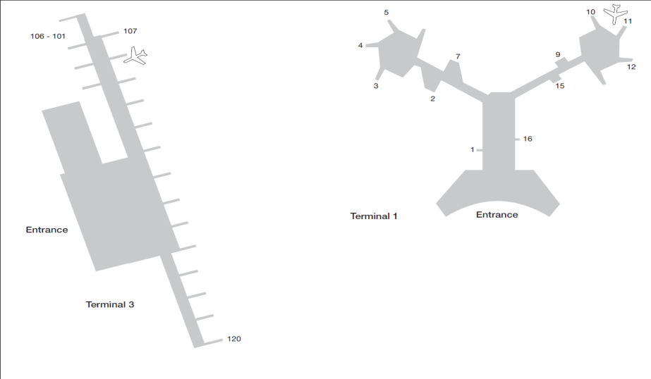 Star Alliance Airport Maps