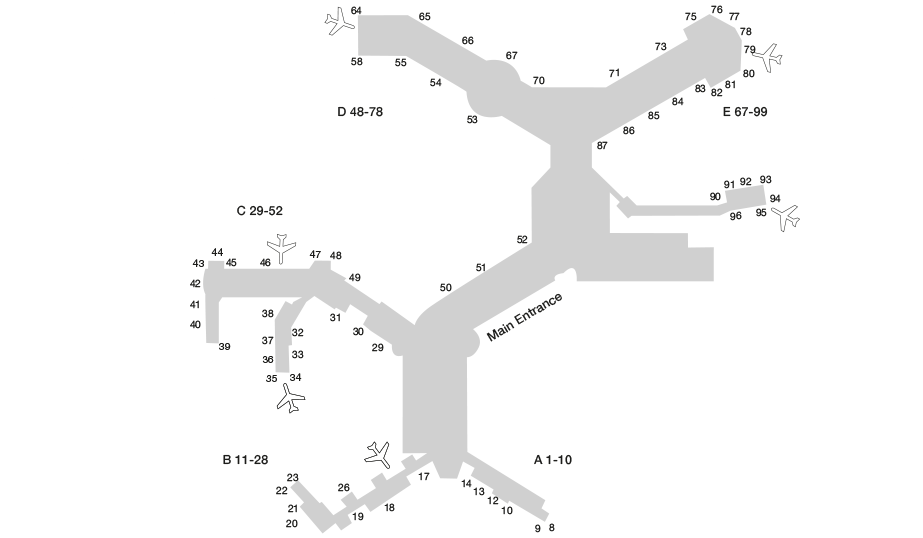 Star Alliance Airport Maps