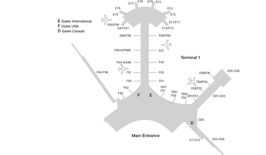 Star Alliance Airport Maps